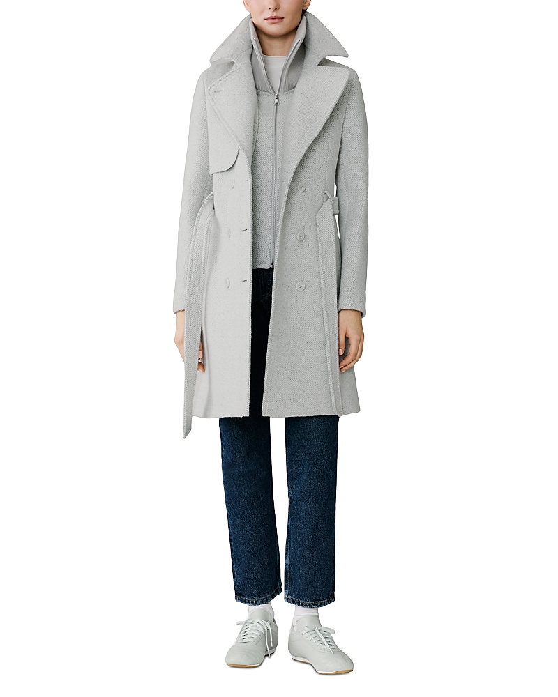 SOIA & KYO Classic Notch Collar Coat